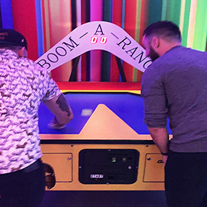 Air Hockey Boomerang Arcade Machine - COCKTAIL HOUR ENTERTAINMENT