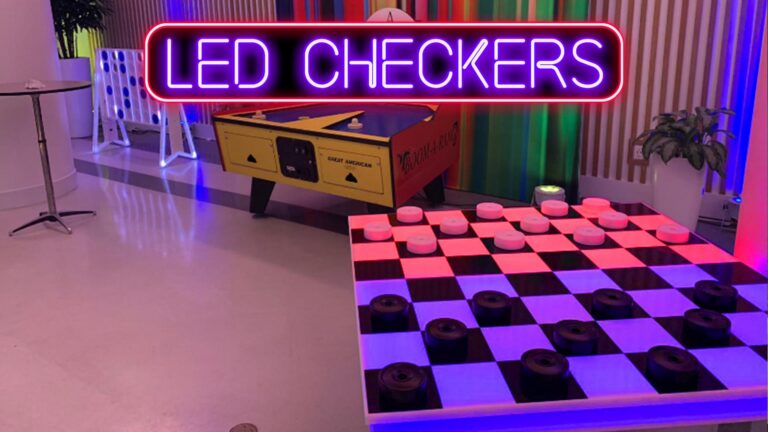 Checkers -LED Oversized Game – COCKTAIL HOUR ENTERTAINMENT