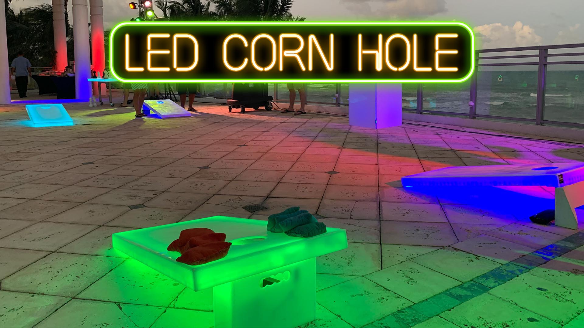 Corn Hole -LED Game – COCKTAIL HOUR ENTERTAINMENT
