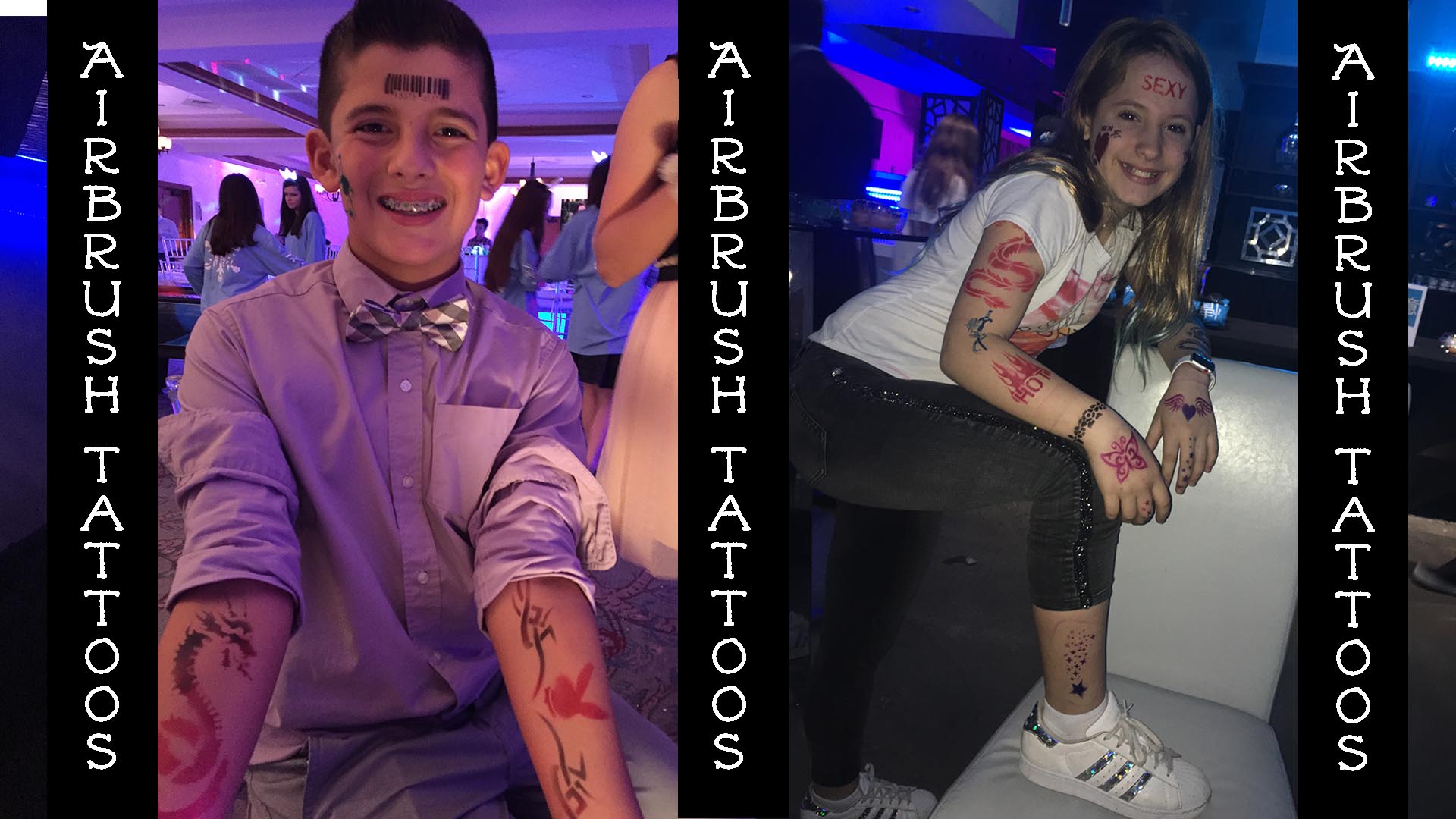 Airbrush Tattoos – COCKTAIL HOUR ENTERTAINMENT