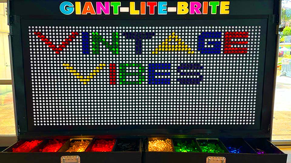 Lite Brite -Giant LED Game – COCKTAIL HOUR ENTERTAINMENT