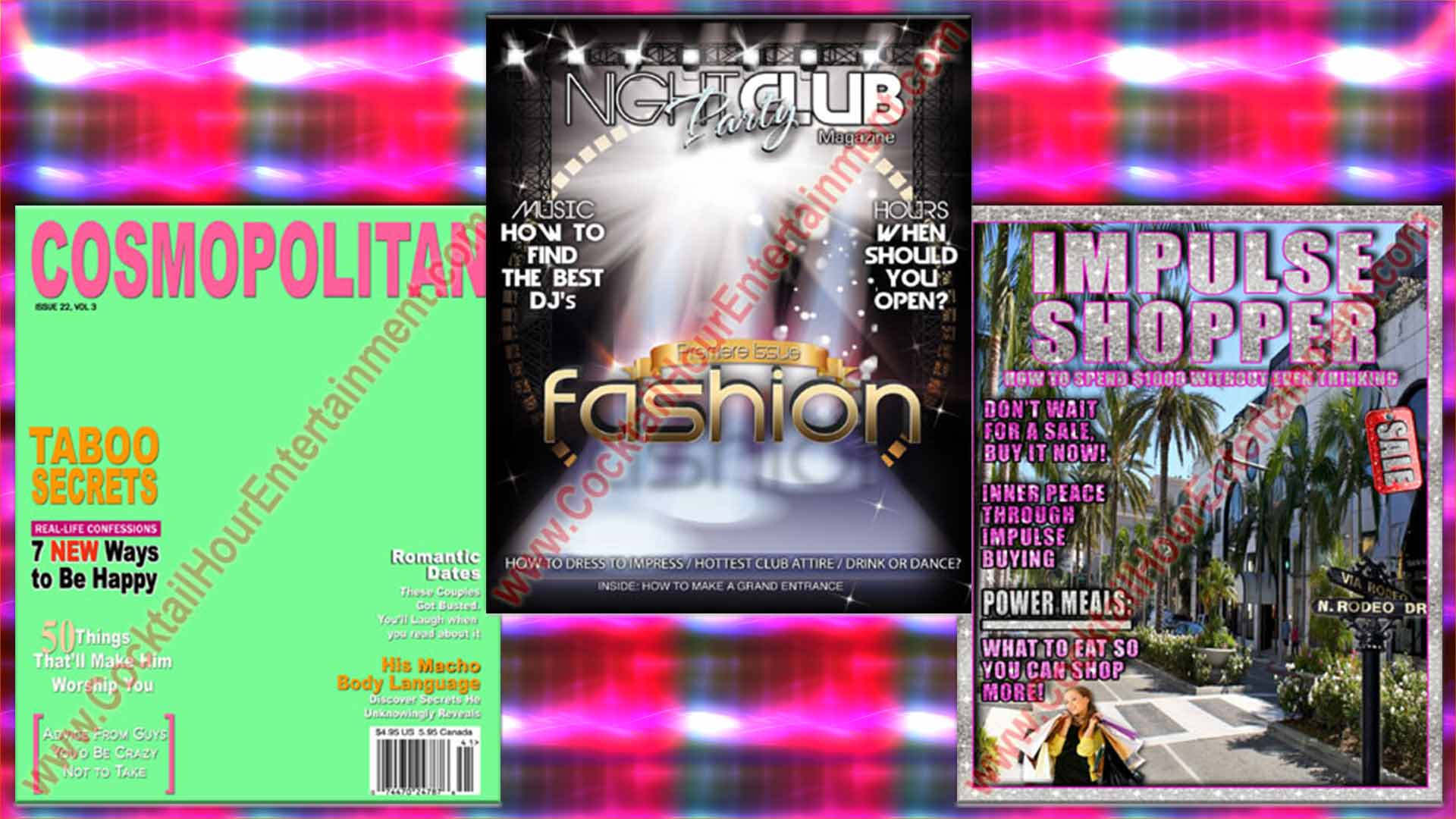 Magazine Covers – COCKTAIL HOUR ENTERTAINMENT