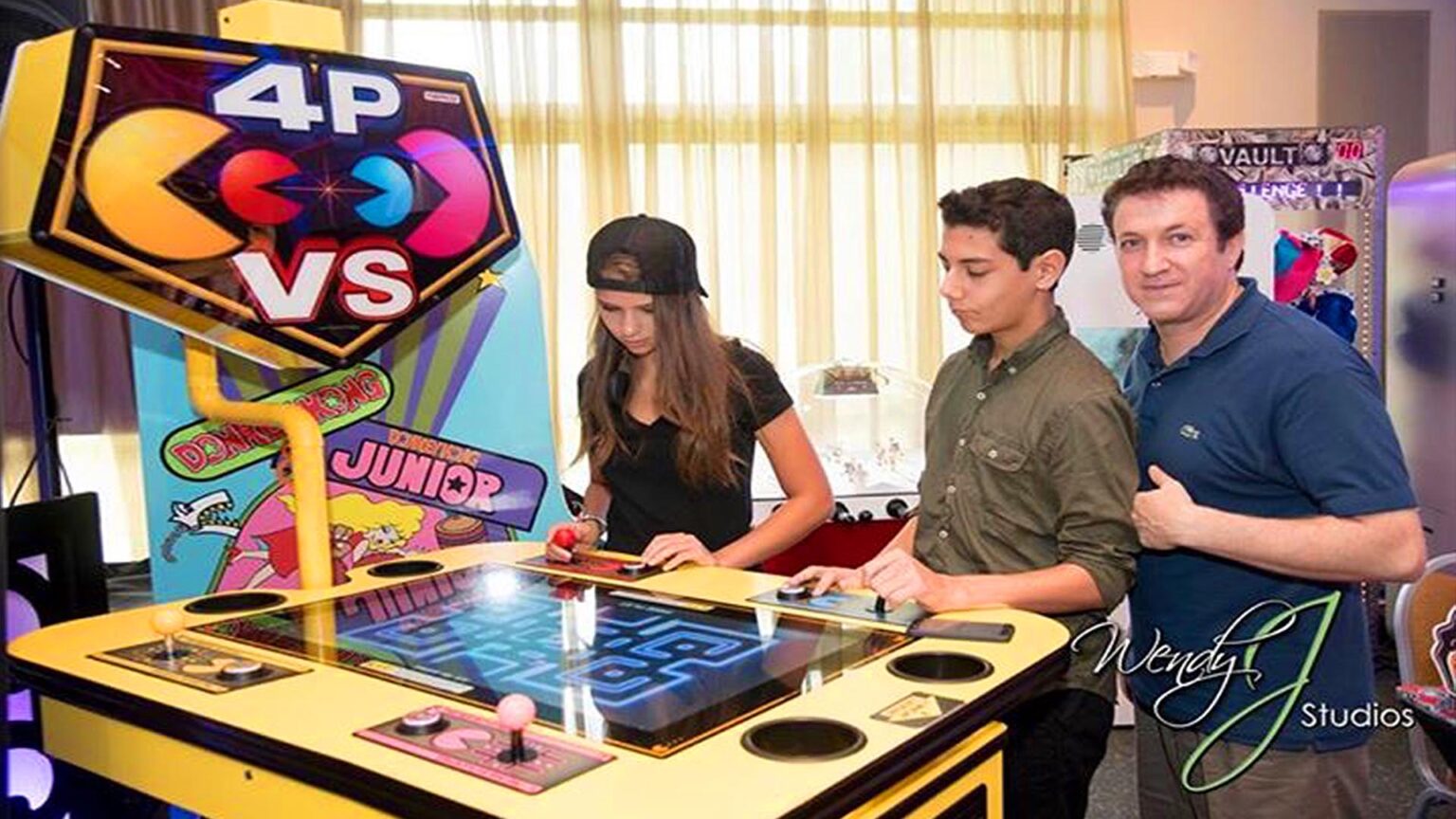 Pac-Man 4-Player Arcade Machine – COCKTAIL HOUR ENTERTAINMENT